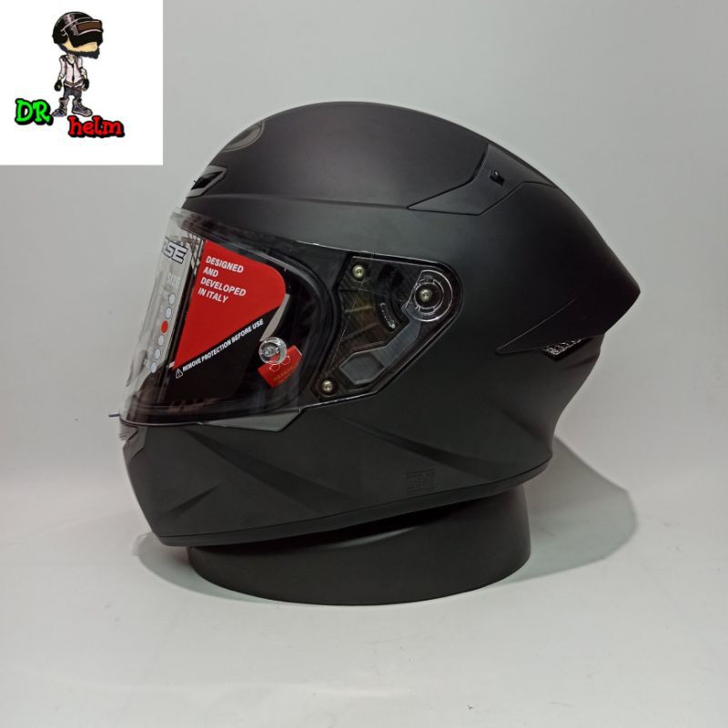 Jual HELM KYT TT COURSE PLAIN HITAM DOF BLACK DOF | Shopee Indonesia