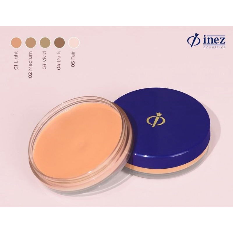 Jual bedak basah Inez Color Contour Plus Correcting Cream 20gr | Shopee ...
