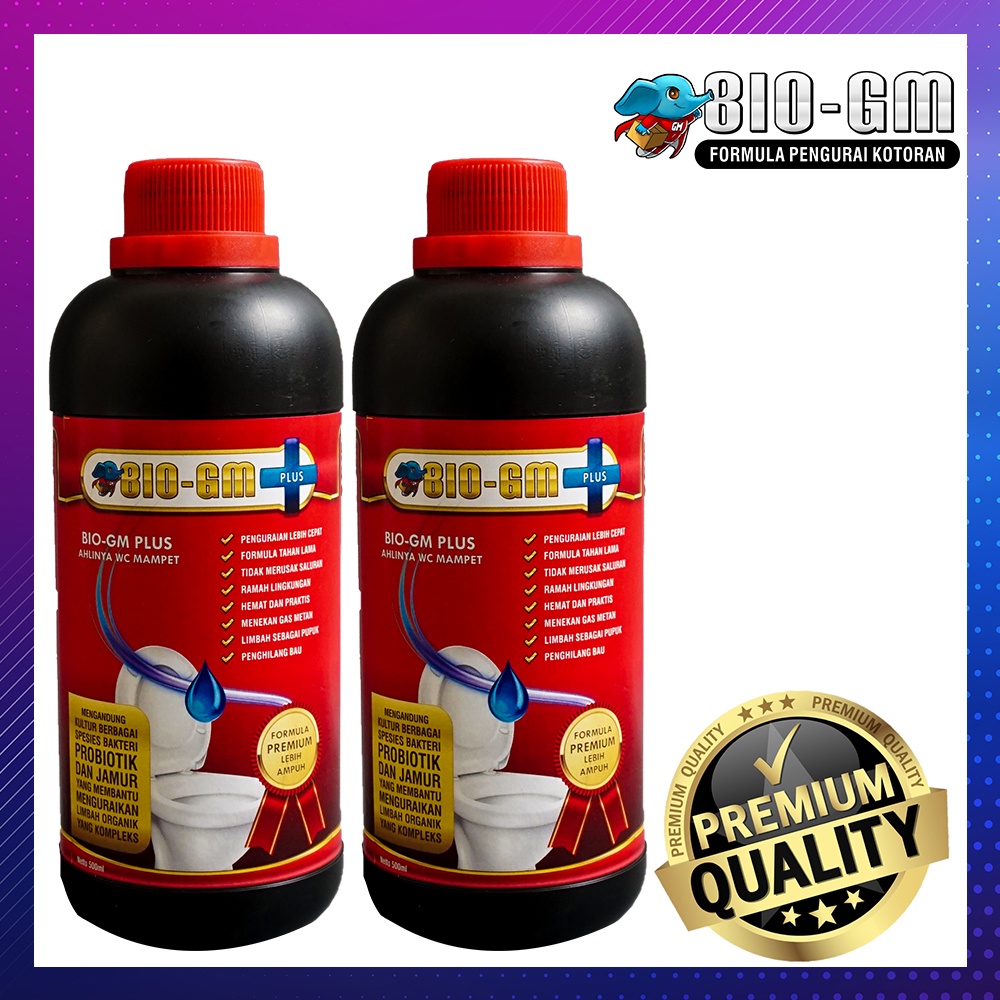 Jual BIO GM Plus (500ml) - Kuras WC Tanpa Sedot - Cegah Septiktank ...