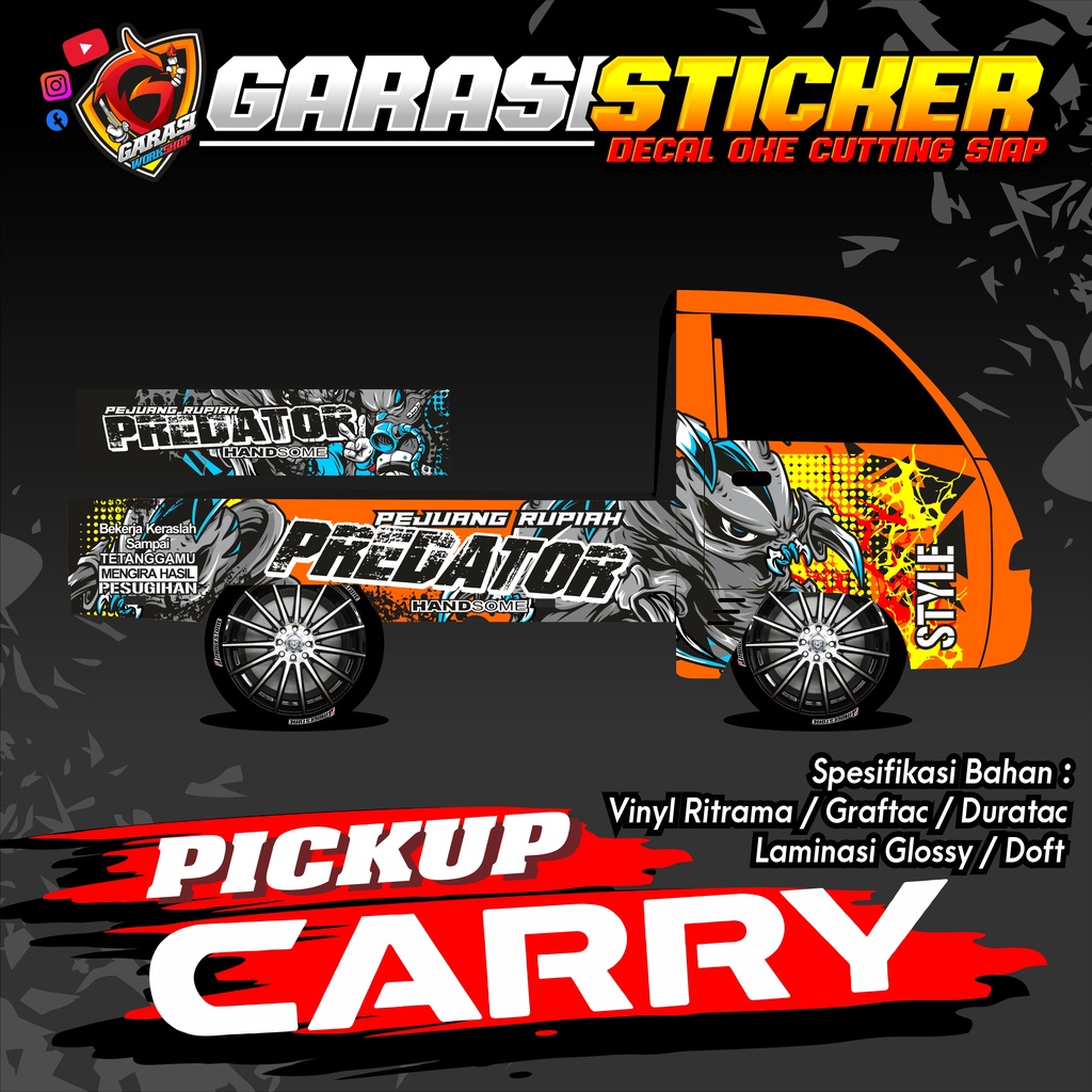 Jual STIKER DECAL PICKUP CARRY | Shopee Indonesia