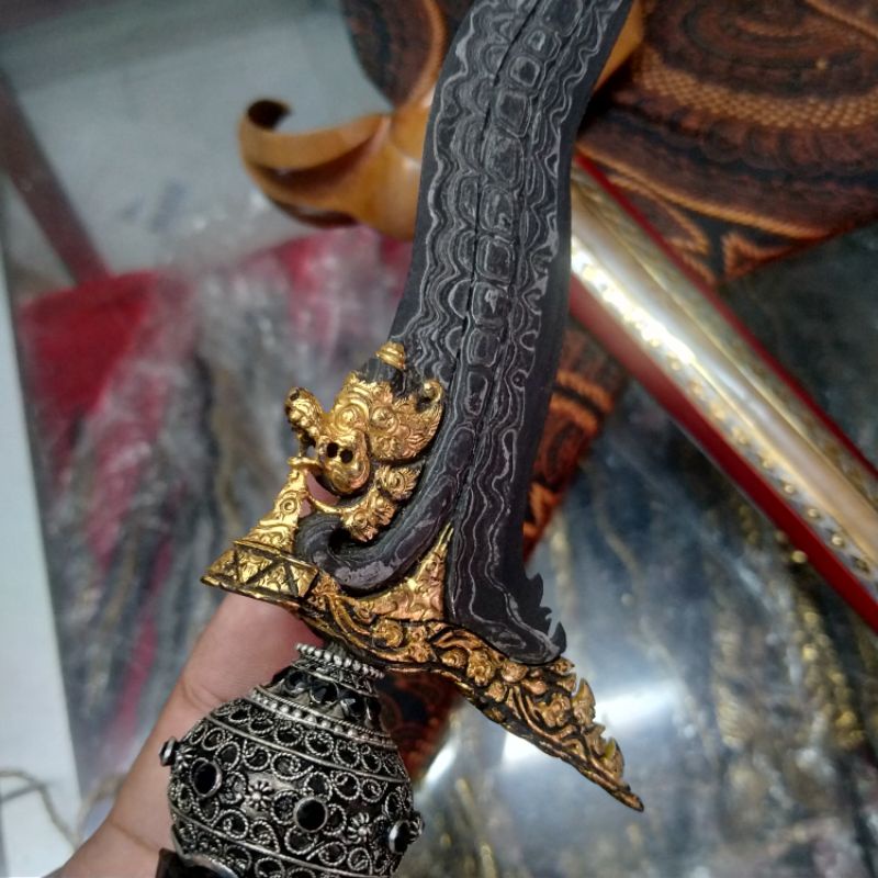 Jual Keris Nogo Sosro Kinatah Emas Asli Luk 13 Garapan istimewa ...