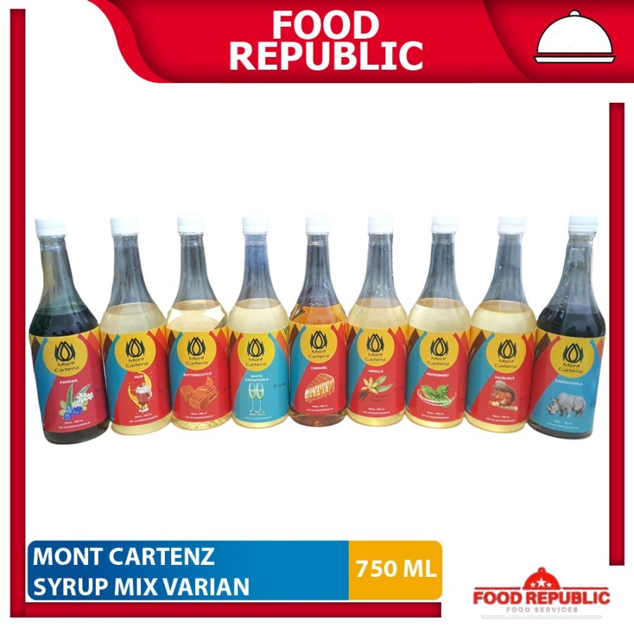 Jual MONT CARTENZ SYRUP SIRUP SAPARILA CARAMEL PEPPERMINT - Hazelnut ...