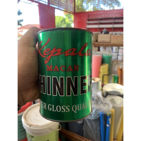 Jual Thinner High Gloss Cap Macan 1 Liter | Shopee Indonesia