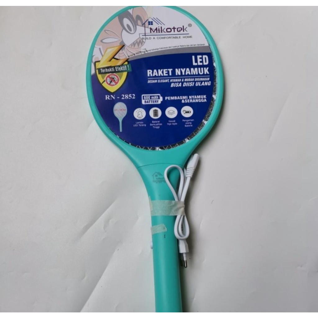 Jual Raket Nyamuk Recharge/Raket Nyamuk Cas/RAKET NYAMUK 2in1 ...