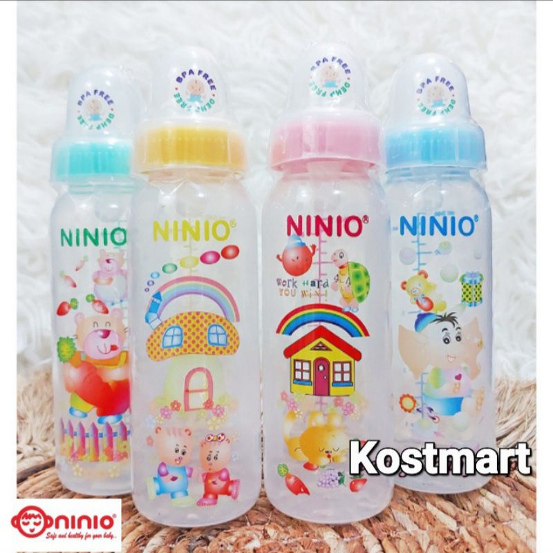Jual NINIO BOTOL SUSU BAYI ECO ( BPA FREE ) DOT STANDART GEPENG ( TEBAL ...