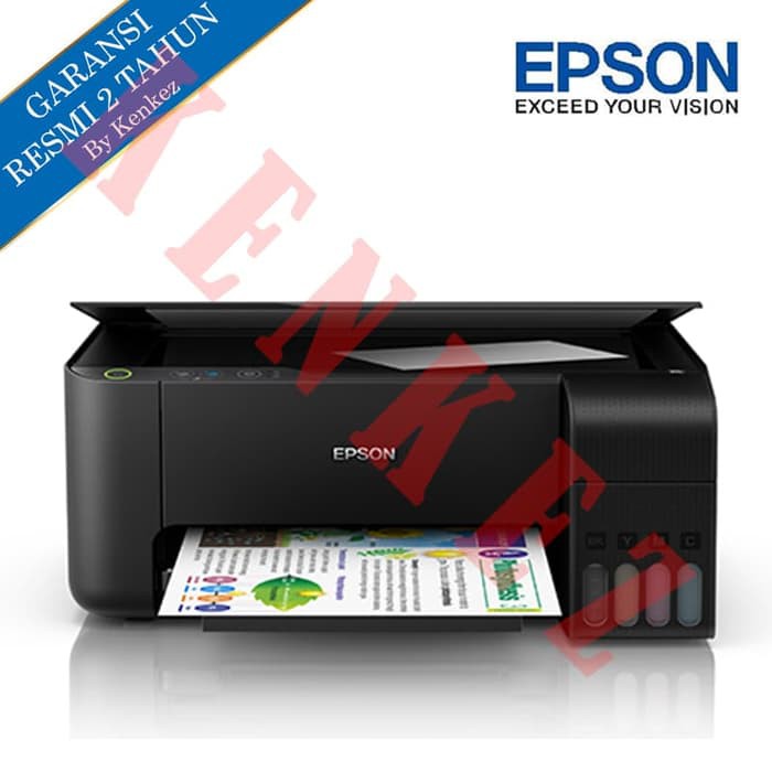 Jual Epson L3110 Printer EcoTank Multifungsi - Print Scan Copy | Shopee ...
