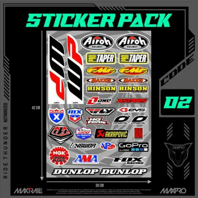 Jual stiker / gambar tempel custom desain bisa di pesan sesuai ...