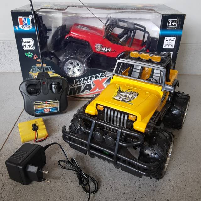 Jual Mobil Jeep Big Foot 4WD Remote Control - RC 4x4 Jepp Off Road ...