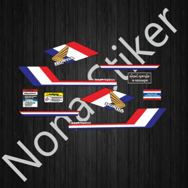 Jual STIKER STRIPING DECAL WIN 100 THAILAND 2 | Shopee Indonesia