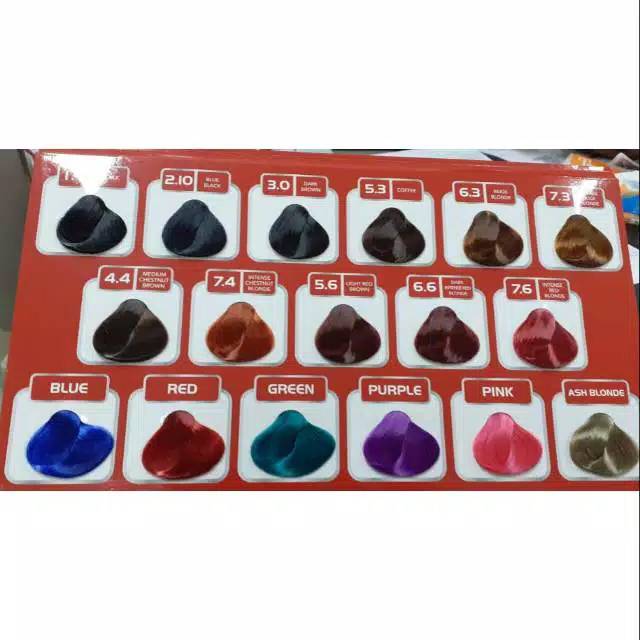 Jual Miranda cat rambut profesional hair colour Blue 100ml Felice Hair ...