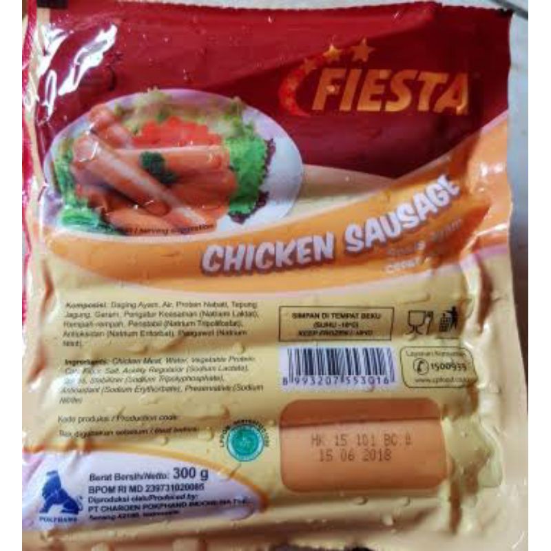 Jual Fiesta chicken Sausage 300g / sosis ayam | Shopee Indonesia