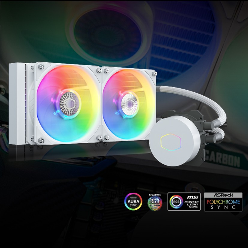 Jual COOLER MASTER MASTERLIQUID ML240L V2 ARGB WHITE EDITION | Shopee ...