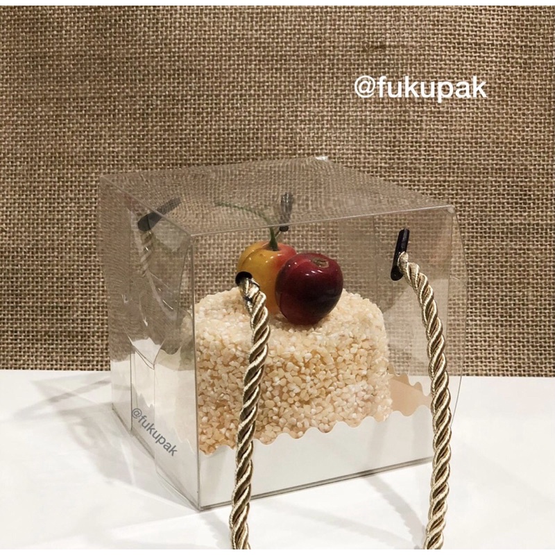 Jual Box Mika Tali 10x10x10 (20pcs) & Box Mika Tali Kulit | Clear ...