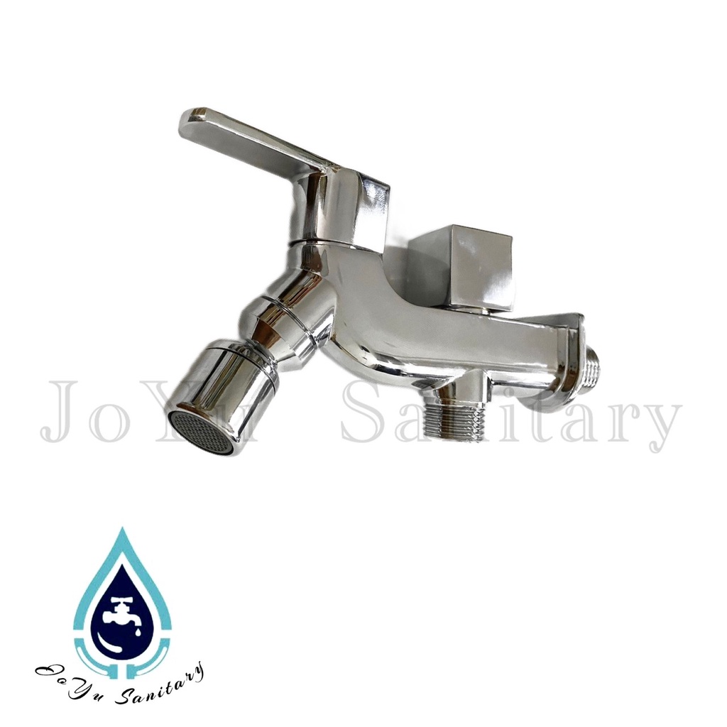 Jual Kran cabang shower putar F907-keran air double 2 kotak minimalis ...