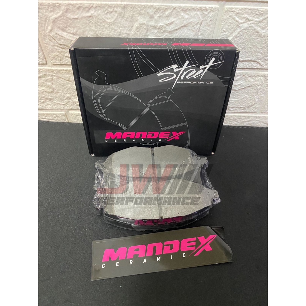 Jual KAMPAS REM MOBIL TOYOTA FORTUNER VRZ MANDEX BRAKE PAD MANDEX ...
