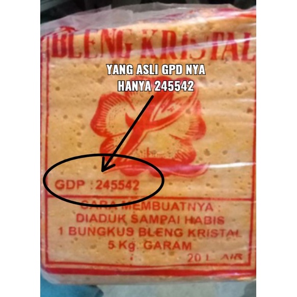 Jual BLENG kristal/ bleng obat kerupuk(asli) | Shopee Indonesia
