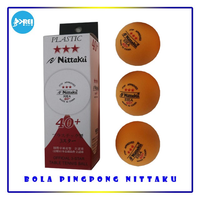 Jual Bola Pingpong/Bola Tenis meja Nittaku | Shopee Indonesia