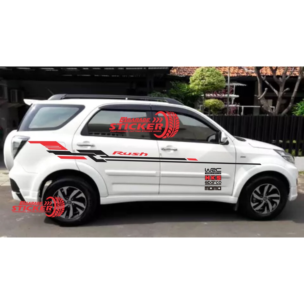 Jual Stiker mobil toyota rush sticker mobil rush cutting sticker mobil rush terios avanza sigra ...