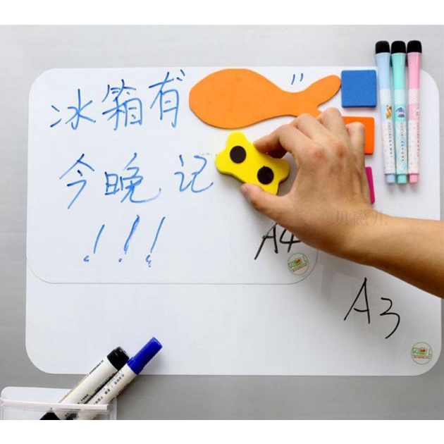 Jual MAGNETIC WHITEBOARD FOR REFRIGERATOR KERTAS MAGNET KULKAS | Shopee ...
