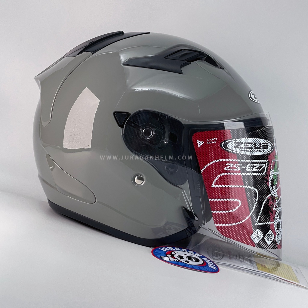 Jual Helm Zeus ZS-627 AUDI GREY - Single Visor | Shopee Indonesia