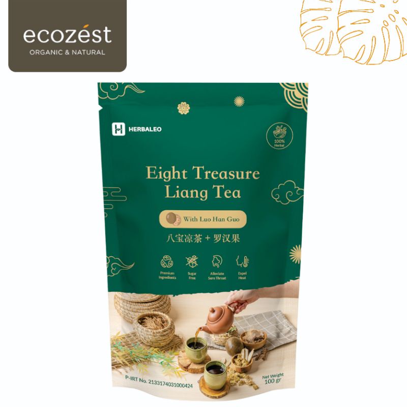Jual Herbaleo - Eight Treasure Liang Tea with Luo Han Gou | Shopee ...