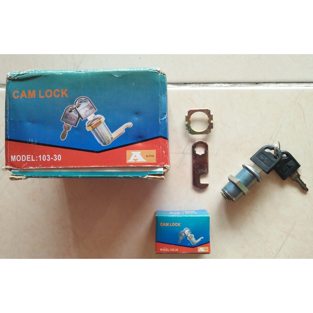 Jual KUNCI KACA / KUNCI ETALASE CAM LOCK | Shopee Indonesia