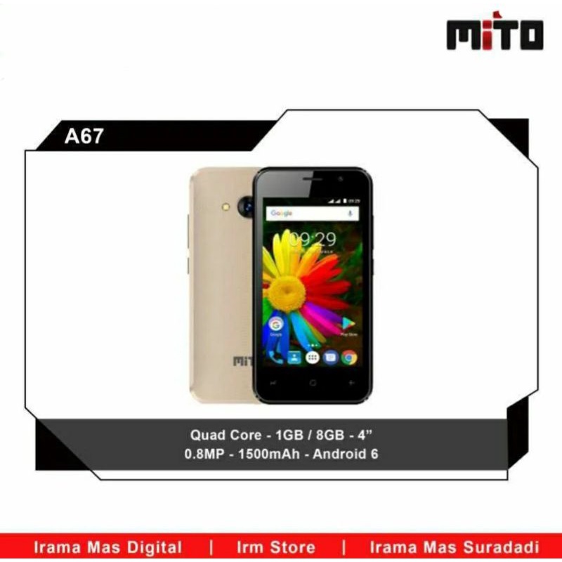 Jual Hp Smartphone Android Mito A67 Ram 1 3G Promo Cuci Gudang | Shopee ...