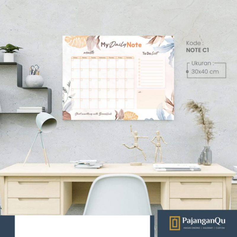 Jual papan note daily catatan harian to do list board bisa di hapus ...