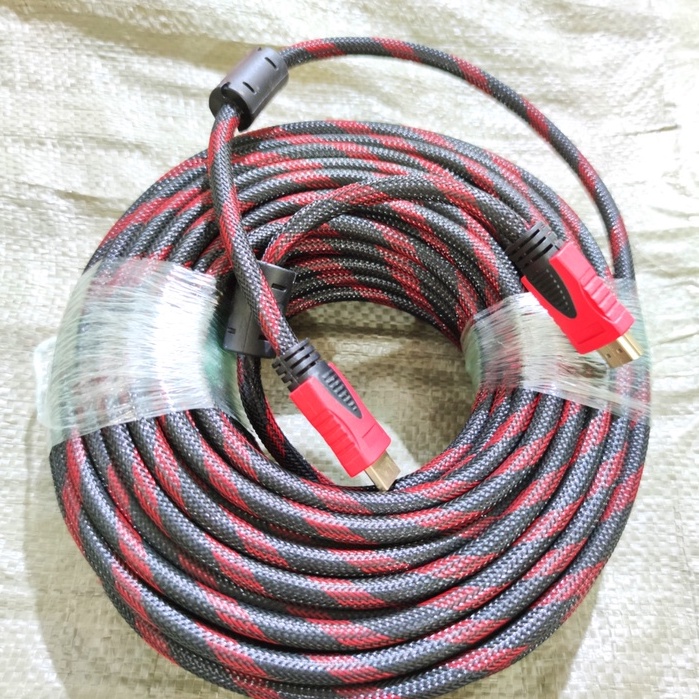 Jual KABEL HDMI 15M JARING / HDMI 15 M / HDMI 15 METER | Shopee Indonesia