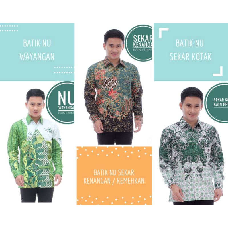 Jual Batik NU | Seragam NU Jawa Tengah | Batik NU Wilayah | Shopee ...