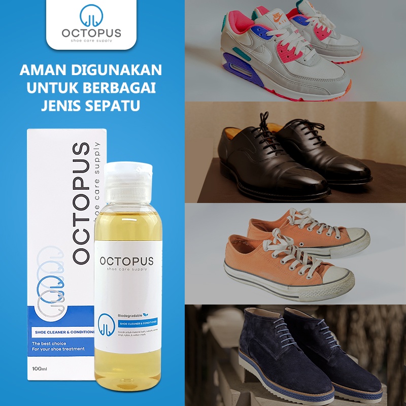 Jual Octopus Shoes cleaner Pembersih Sepatu Putih Tas Topi | Sabun ...