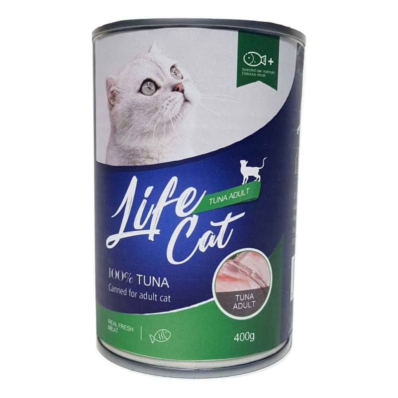 Jual LIFE CAT TUNA ADULT 400gr Wet Food 400 gr Kaleng | Shopee Indonesia