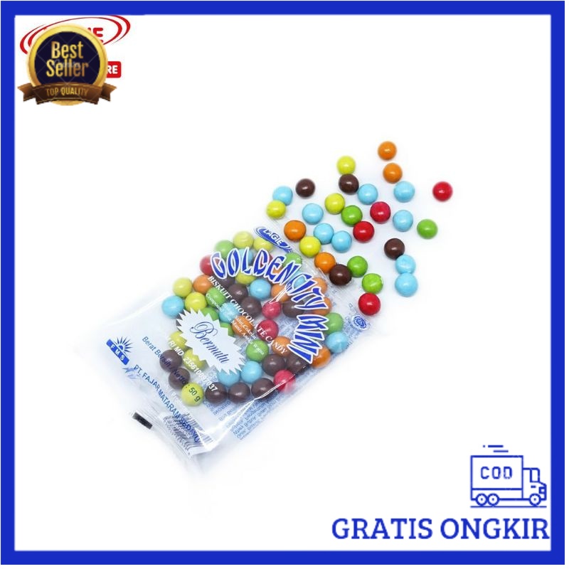 Jual L'AGIE CHOCO GOLDEN BALL 50GRAM, CHOCO CITY MINI 50GRAM, GOLDEN ...