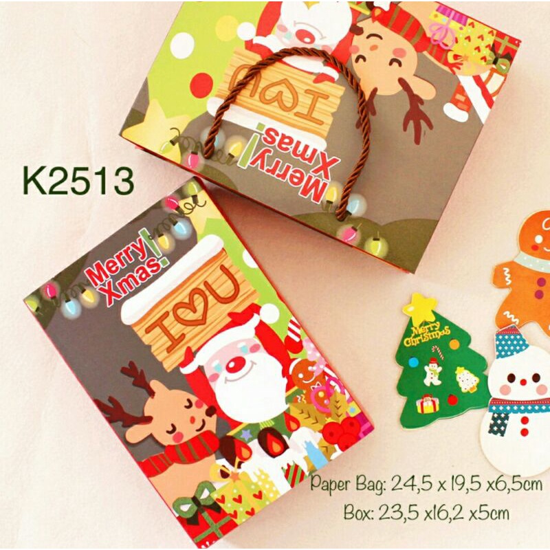 Jual box nastar christmas kotak nastar natal dus kue natal kotak nastar ...