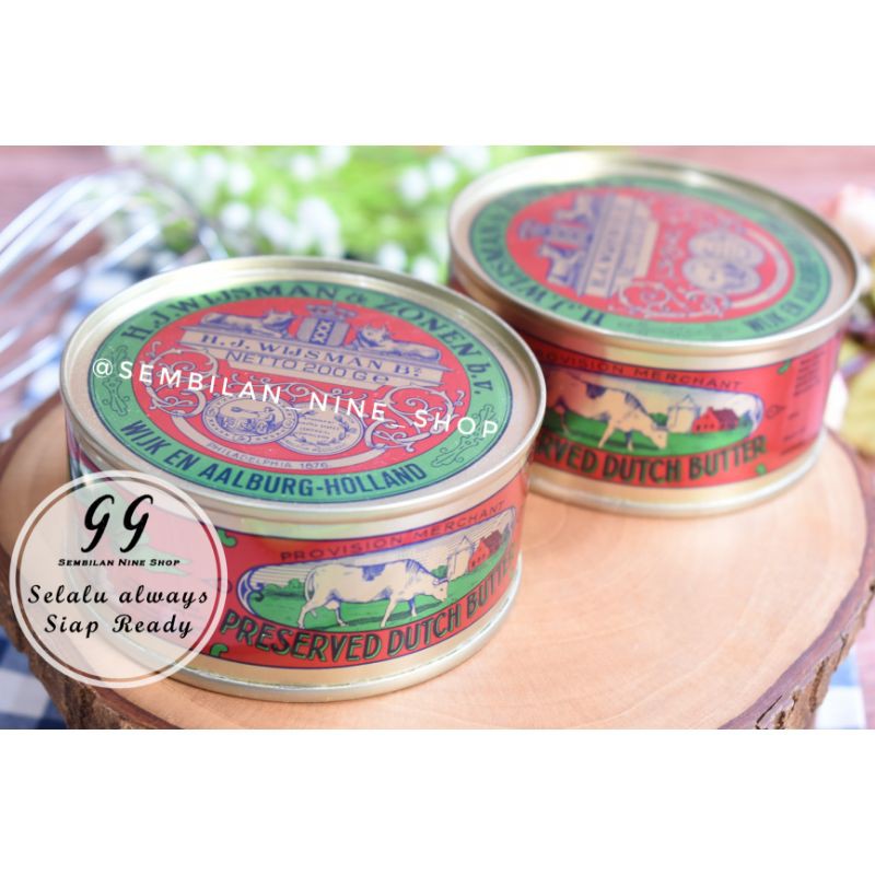 Jual Wijsman BUTTER Mentega 200 GRAM WISMAN WYSMAN Preserved Dutch ...