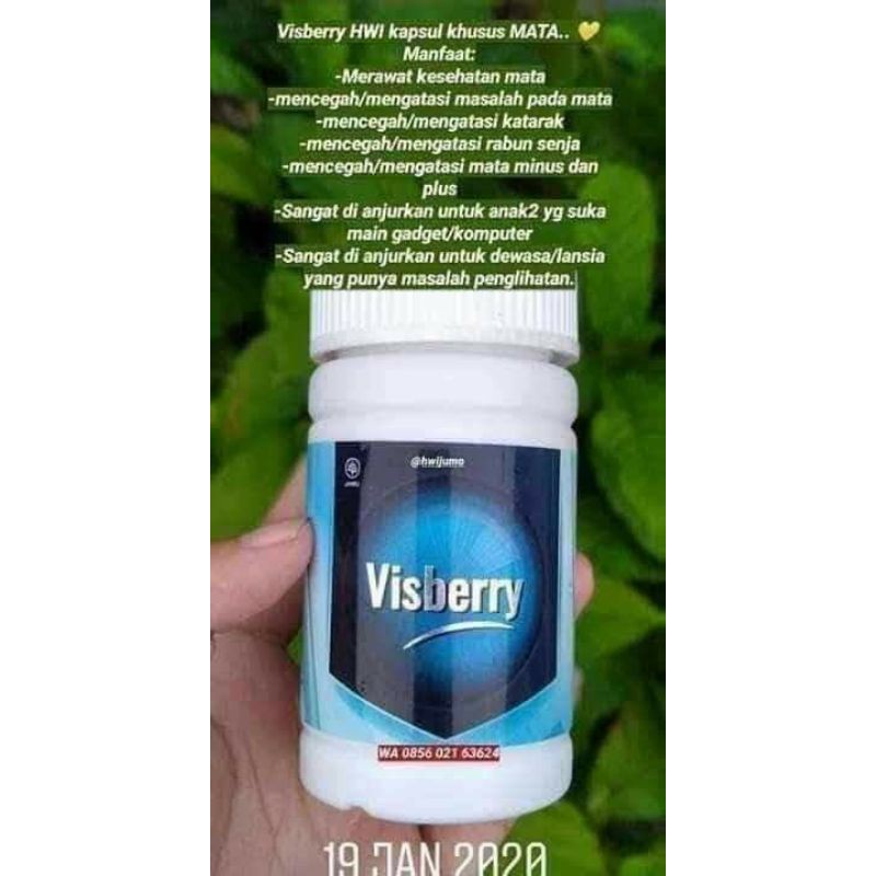 Jual VISBERRY OBAT MATA KAPSUL KHUSUS MATA ANTI RADIASI KAPSUL ...