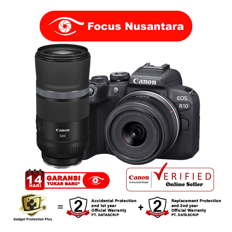 Jual CANON EOS R10 R 10 Mirrorless Camera Body/Kit lens | Shopee Indonesia
