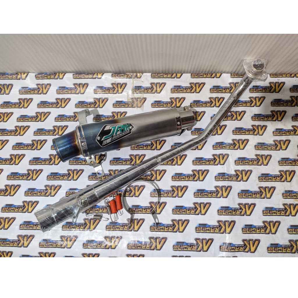 Jual knalpot racing -J R M- hijau all bebek netral | Shopee Indonesia