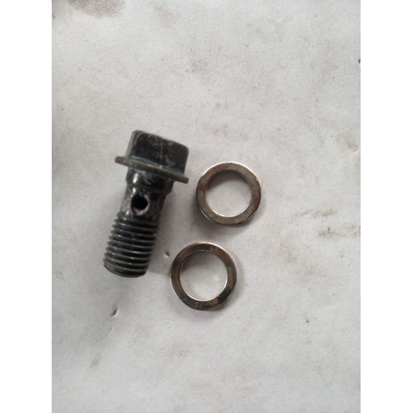 Jual baut banjo baut kaliper baut master baut selang rem plus ring all ...