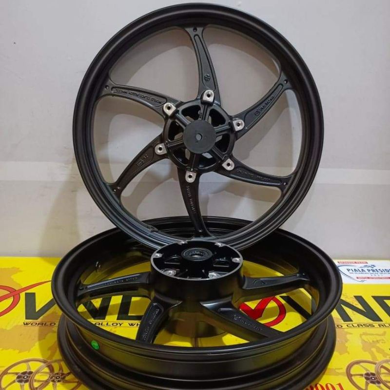 Jual velg racing merek vnd six star ninja rr ukuran 215/300 ring 17 ...