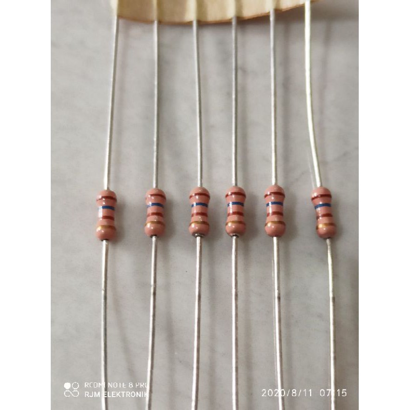 Jual resistor 160 ohm 1/2w per 10 pcs | Shopee Indonesia