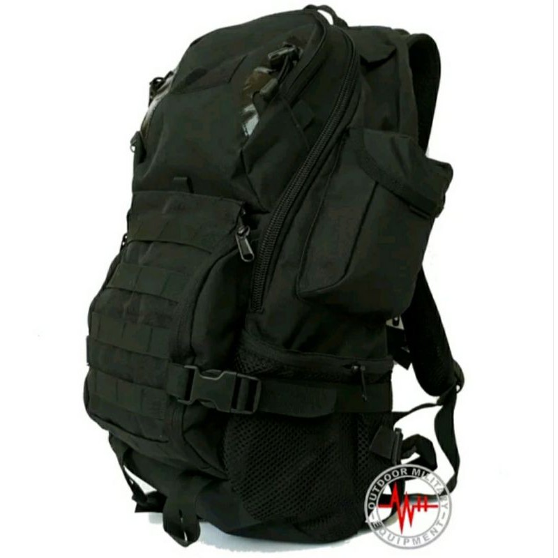 Jual Tas Ransel Hitam Hiu Army Outdoor | Shopee Indonesia