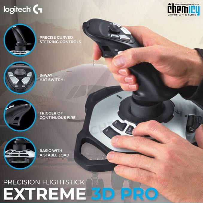Jual Logitech Extreme 3D Pro Joystick Termurah | Shopee Indonesia