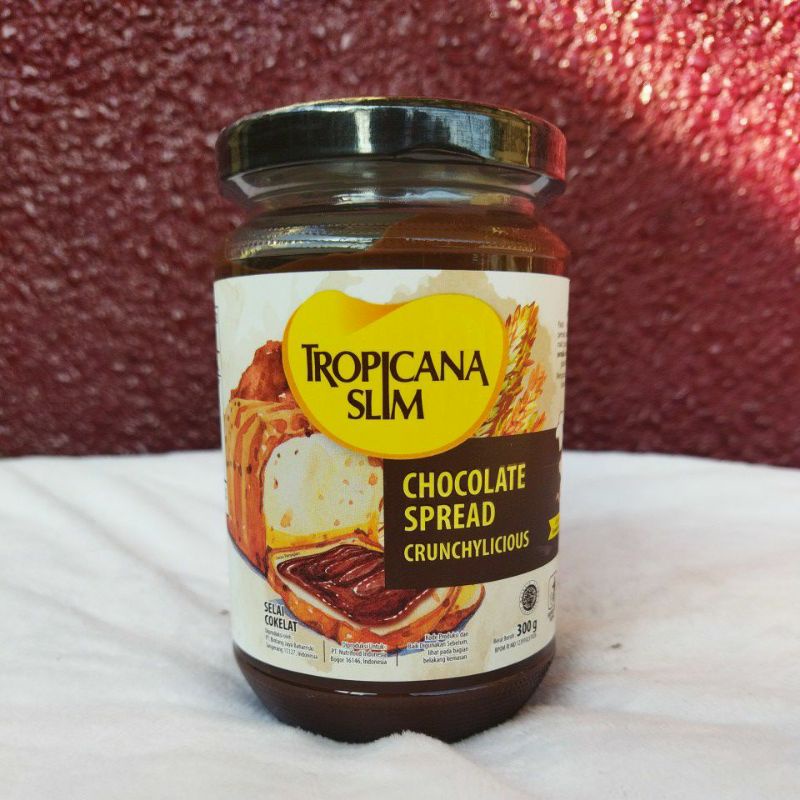 Jual Tropicana Slim Chocolate Spread Selai Coklat Peanut almond butter ...