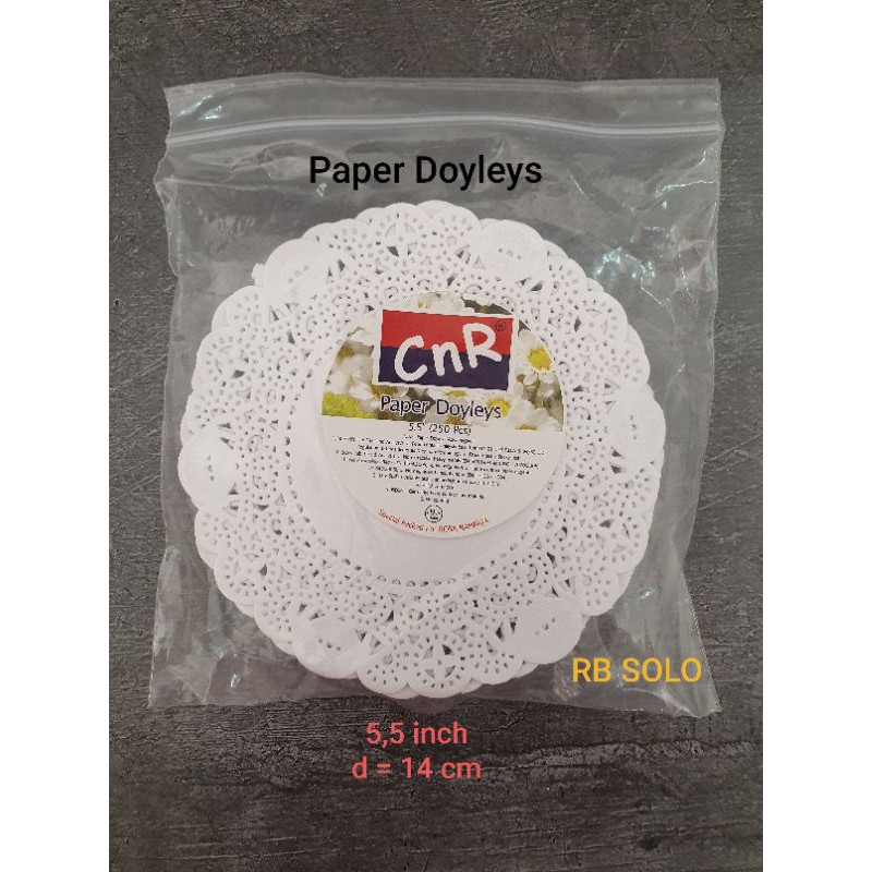 Jual Paper Doyleys 5,5 inch (250 pcs) | Shopee Indonesia