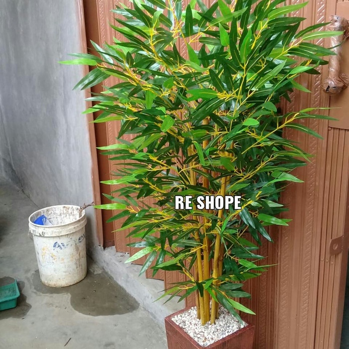 Jual Pohon Bambu Plastik Bunga Hias 120 Cm | Shopee Indonesia