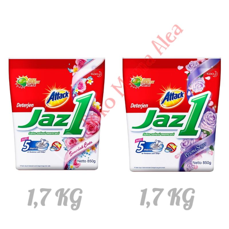 Jual Kao Attack Detergent Powder Jaz 1 1,7kg | Shopee Indonesia
