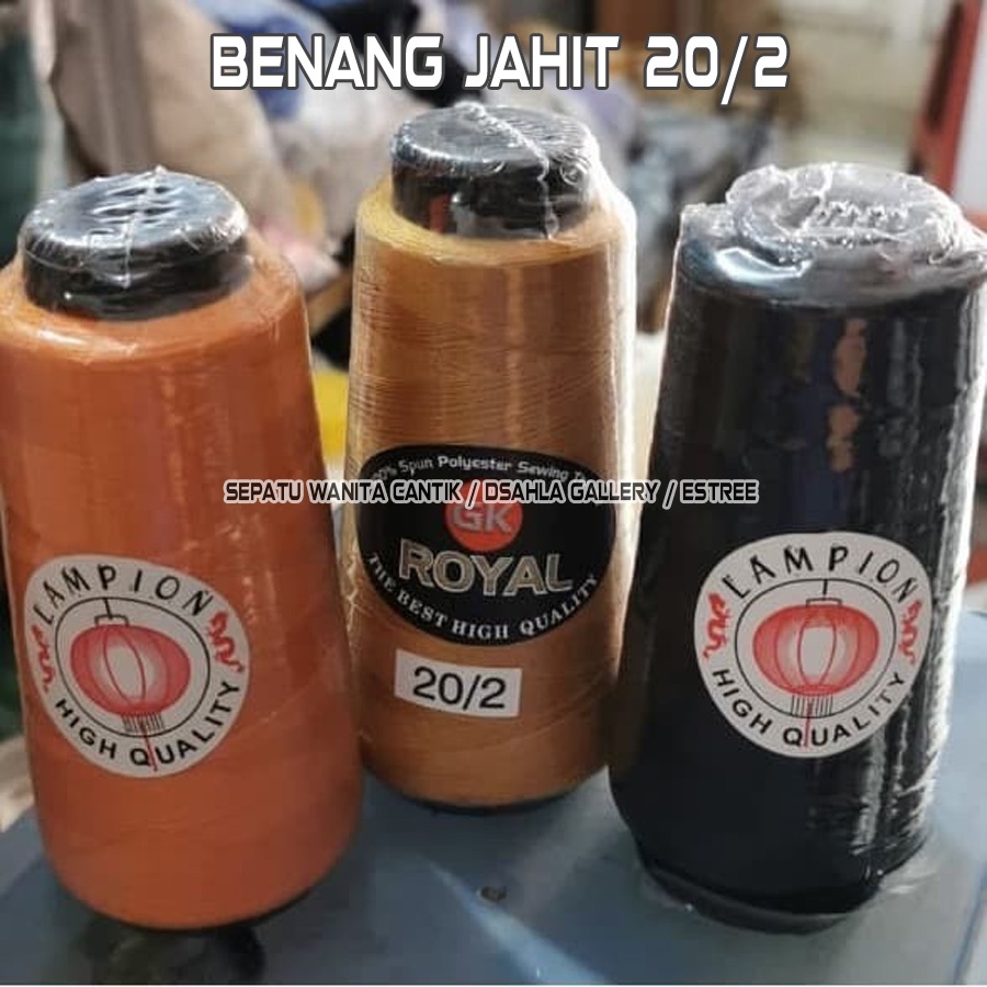 Jual Benang Jahit Besar 20/2 1200 Yard Besar Warna Warni Yamalon Set ...