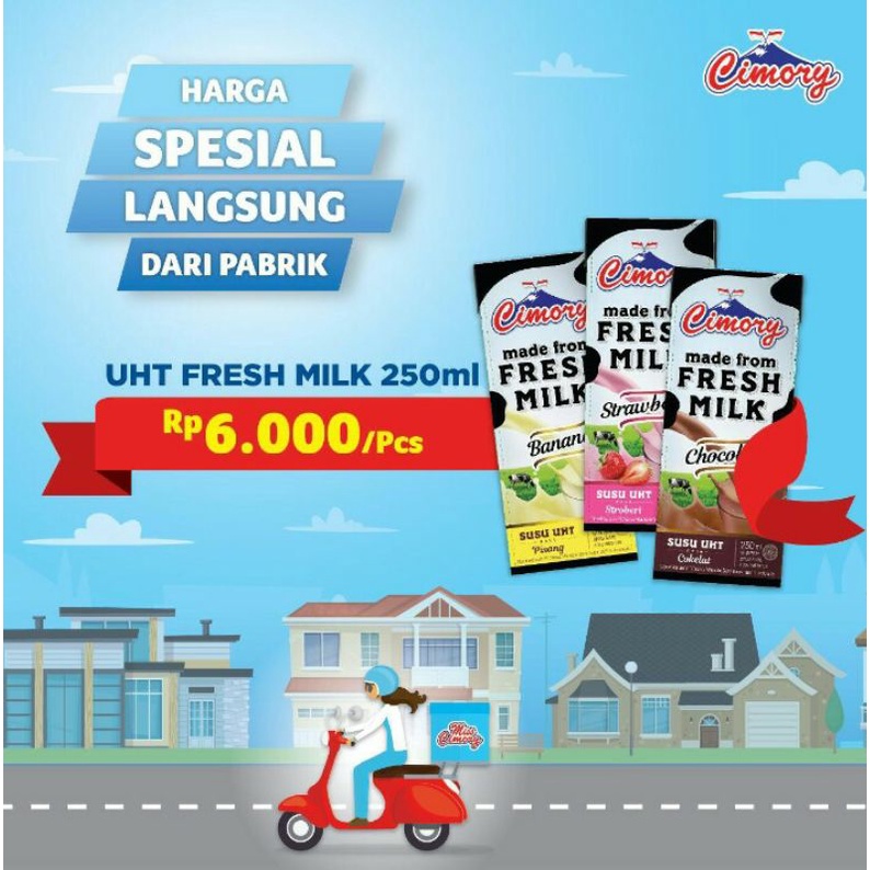 Jual cimory UHT fresh milk 250ml | Shopee Indonesia