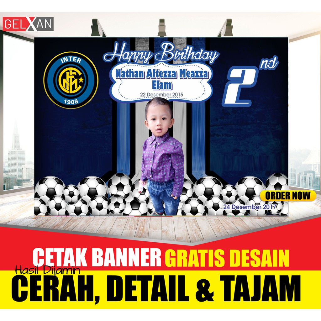 Jual Cetak Banner Spanduk Ulang Tahun Ultah Anak Intermilan - Backdrop ...
